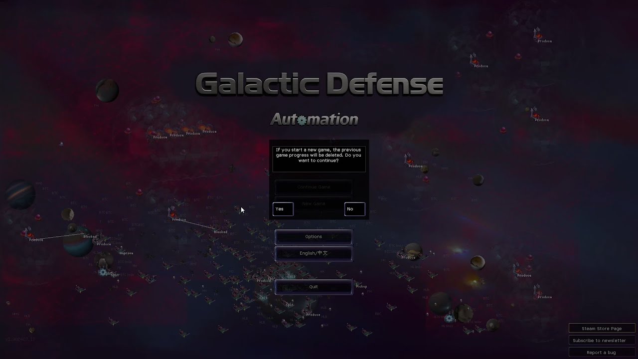 Galactic Defense Automation demo - YouTube