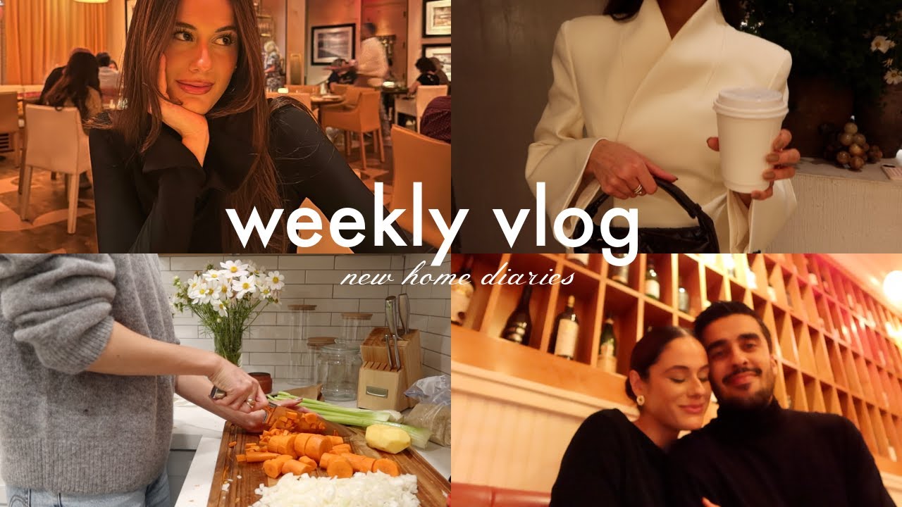 VLOG 🤍 Week in my life as a new wife! new home updates, cooking ...