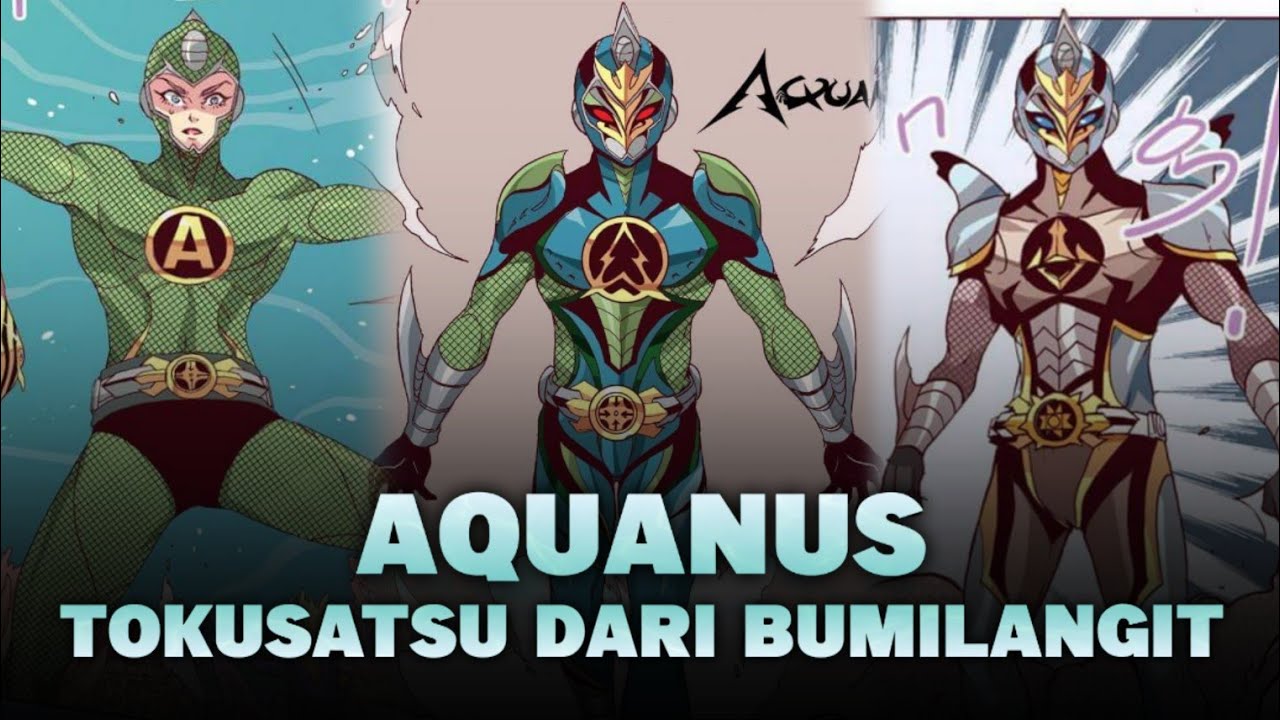 Aquanus - Superhero Tokusatsu dari Bumilangit #ReviewKomik - YouTube