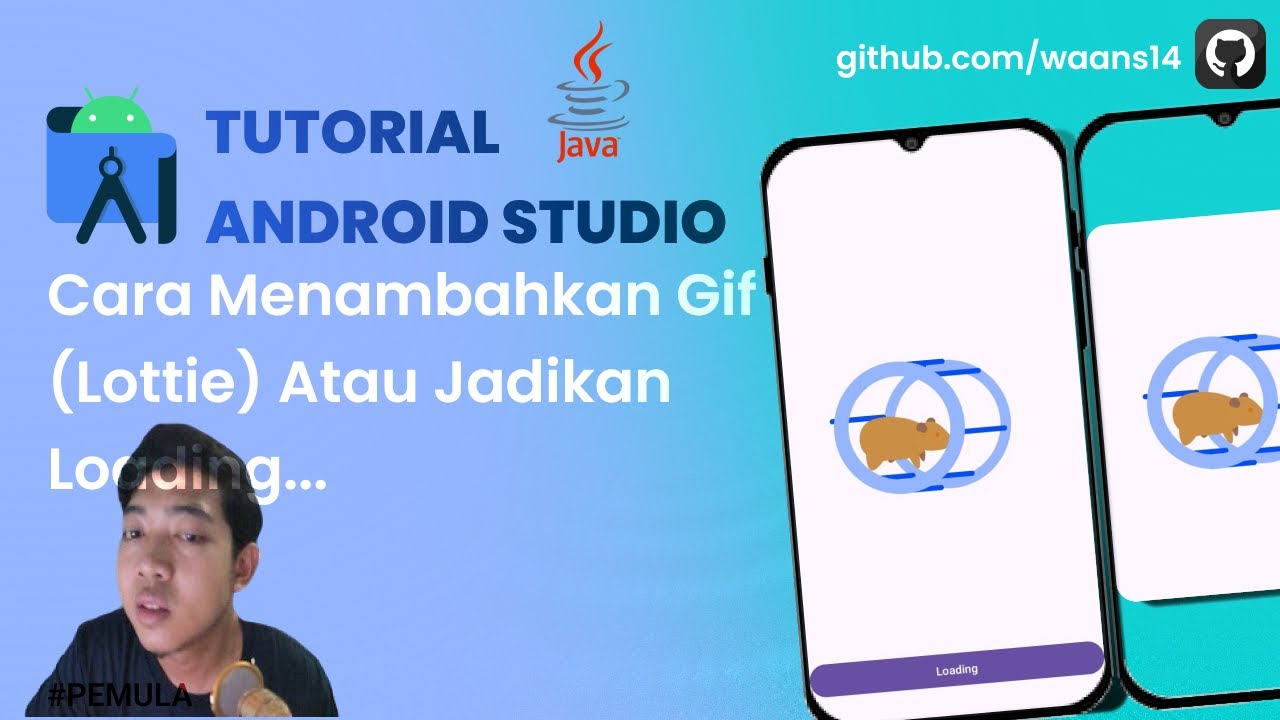 Cara Menambahkan Gif (Lottie) Atau Jadikan Loading | Android Studio Tutorial - YouTube