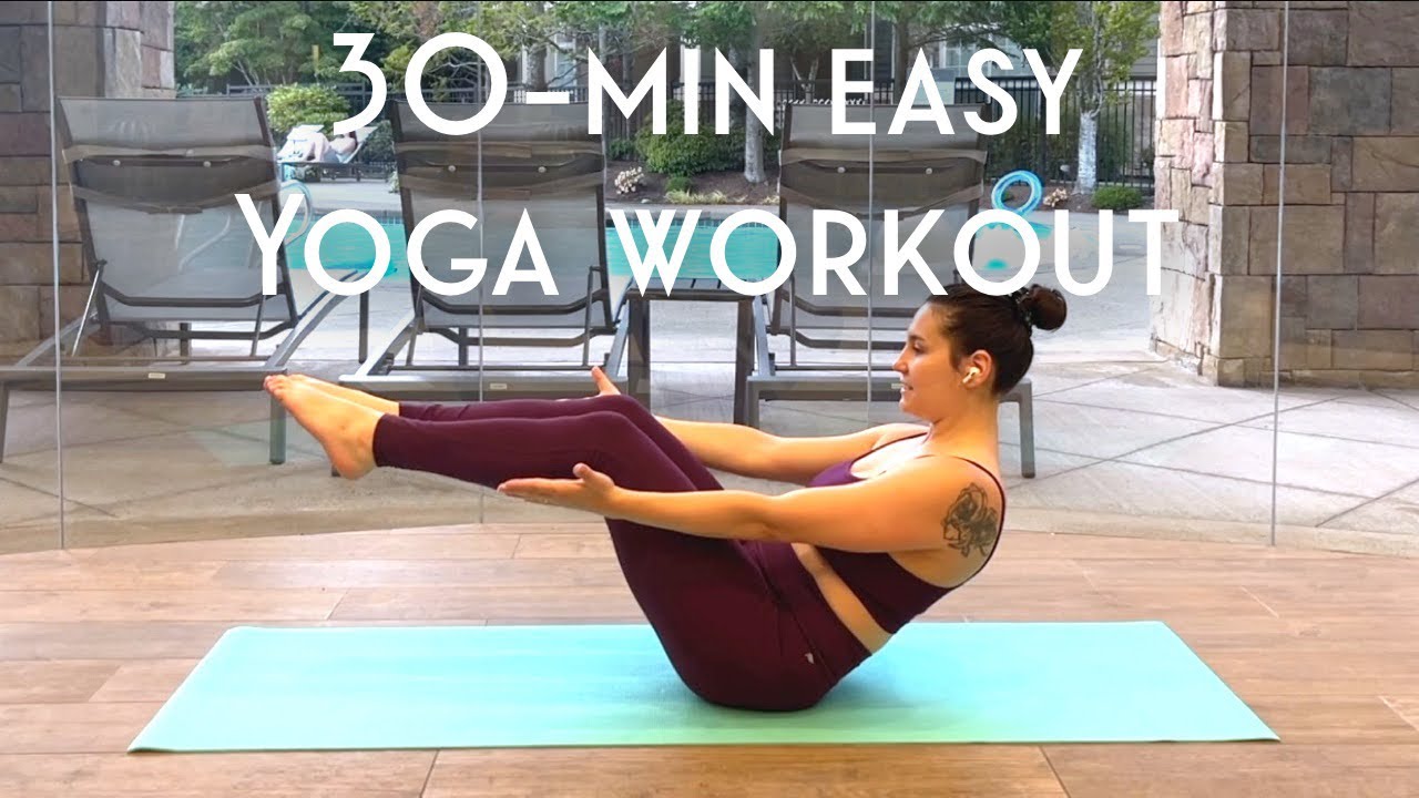 30-Minute Easy Yoga Workout + Cool Down! | Beginner-Friendly Yoga ...
