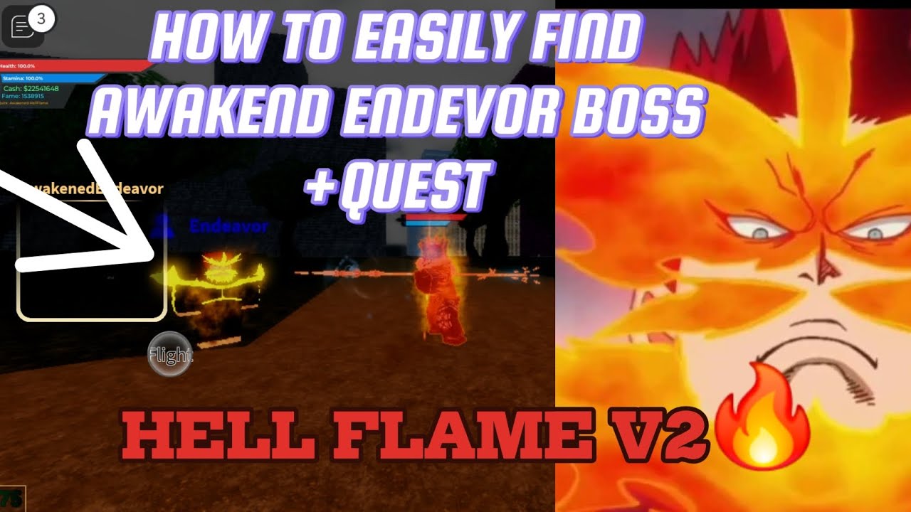 How to EASILY find AWAKENED ENDEAVOR BOSS And the quest location [Boku ...