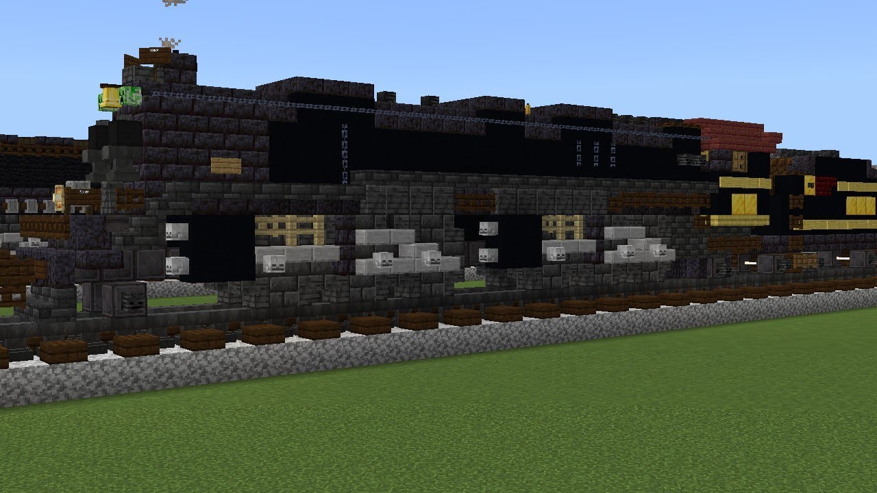 Minecraft Western Maryland 1309 Steam Locomotive Time Lapse - YouTube
