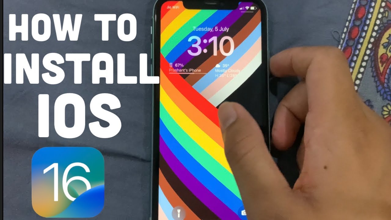 How to install ios 16 in iPhone 11 | Install ios 16 beta 2 - YouTube
