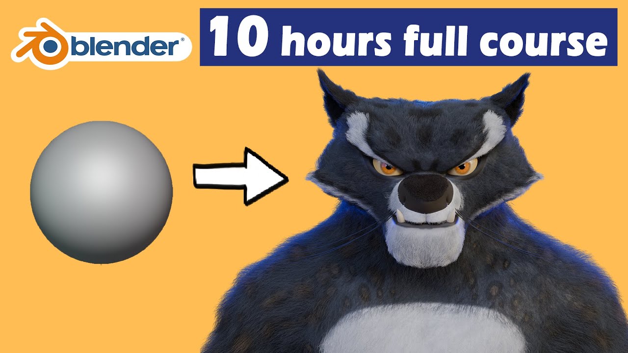 Create Fluffy Characters in Blender - Part5 (Finished) - Beginner ...
