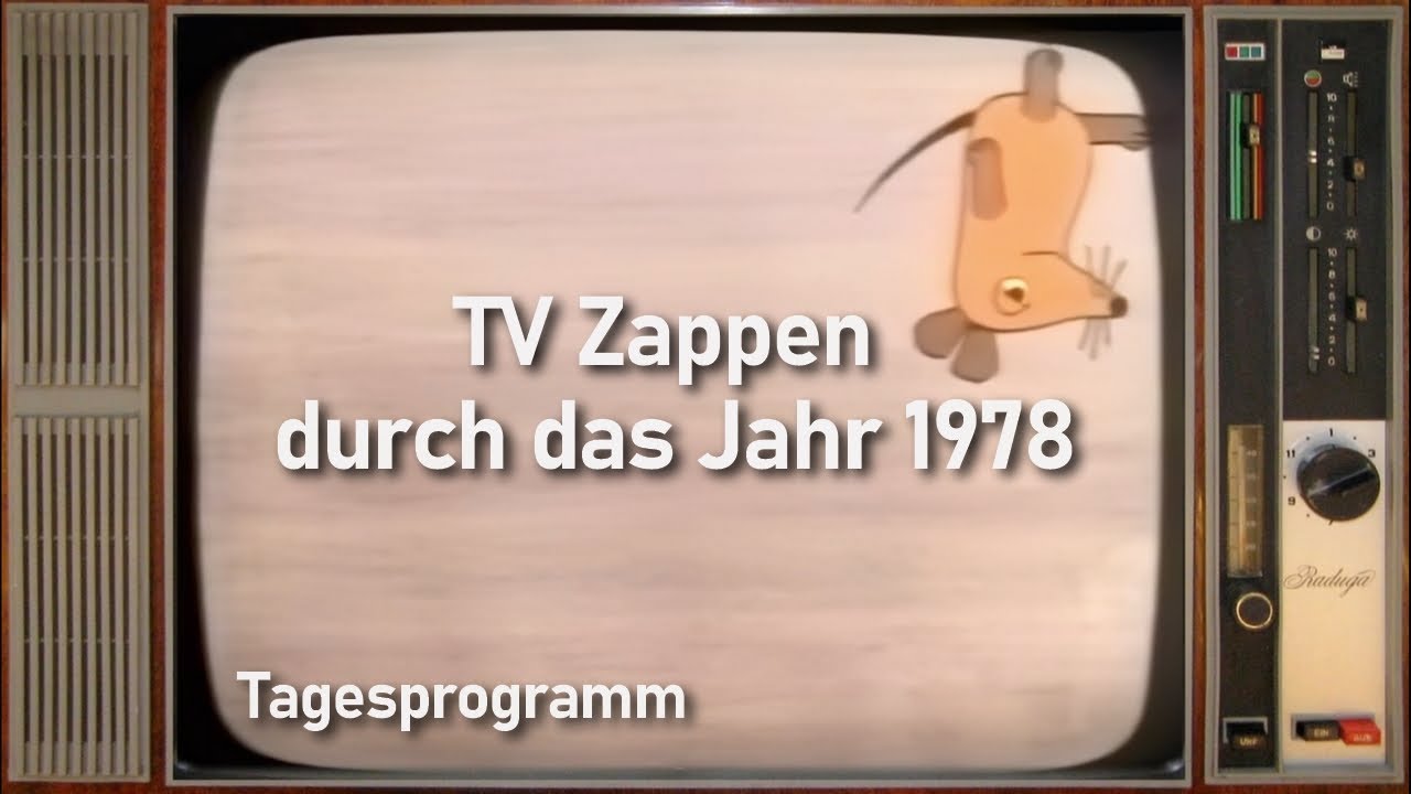 Zeitkapsel 1978: Zappen durchs deutsche Fernsehen - Teil 1 ...