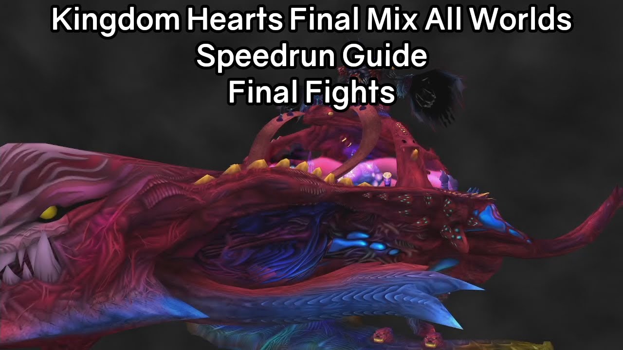 Kingdom Hearts Final Mix HD All Worlds Speedrun Guide - Final Fights ...