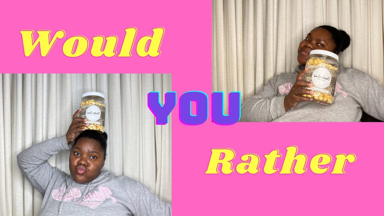 Would You Rather | Trying Double Good Caramel Diem Flavor - YouTube
