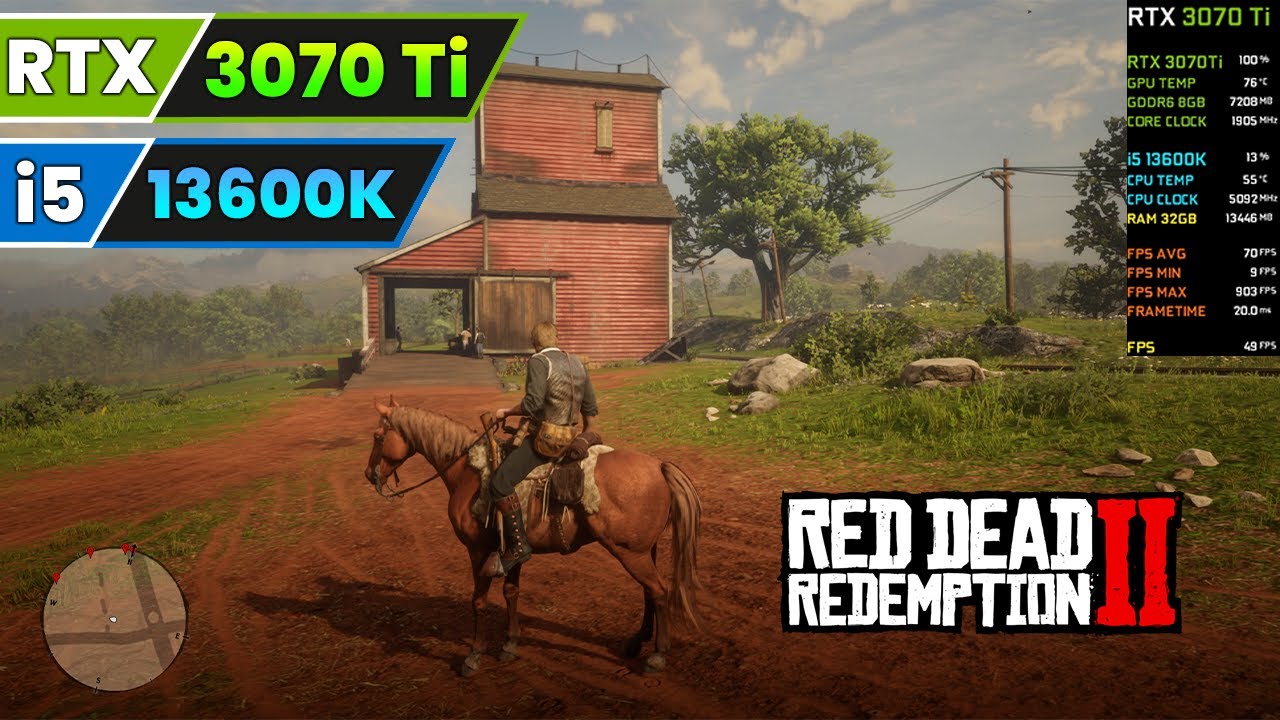 Red Dead Redemption 2 - RTX 3070 Ti - i5 13600K - Ultra Settings ...