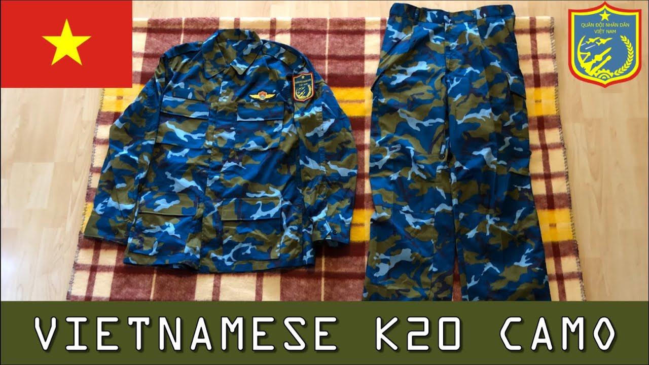 Vietnamese Air Force K20 Camouflage Uniform - YouTube
