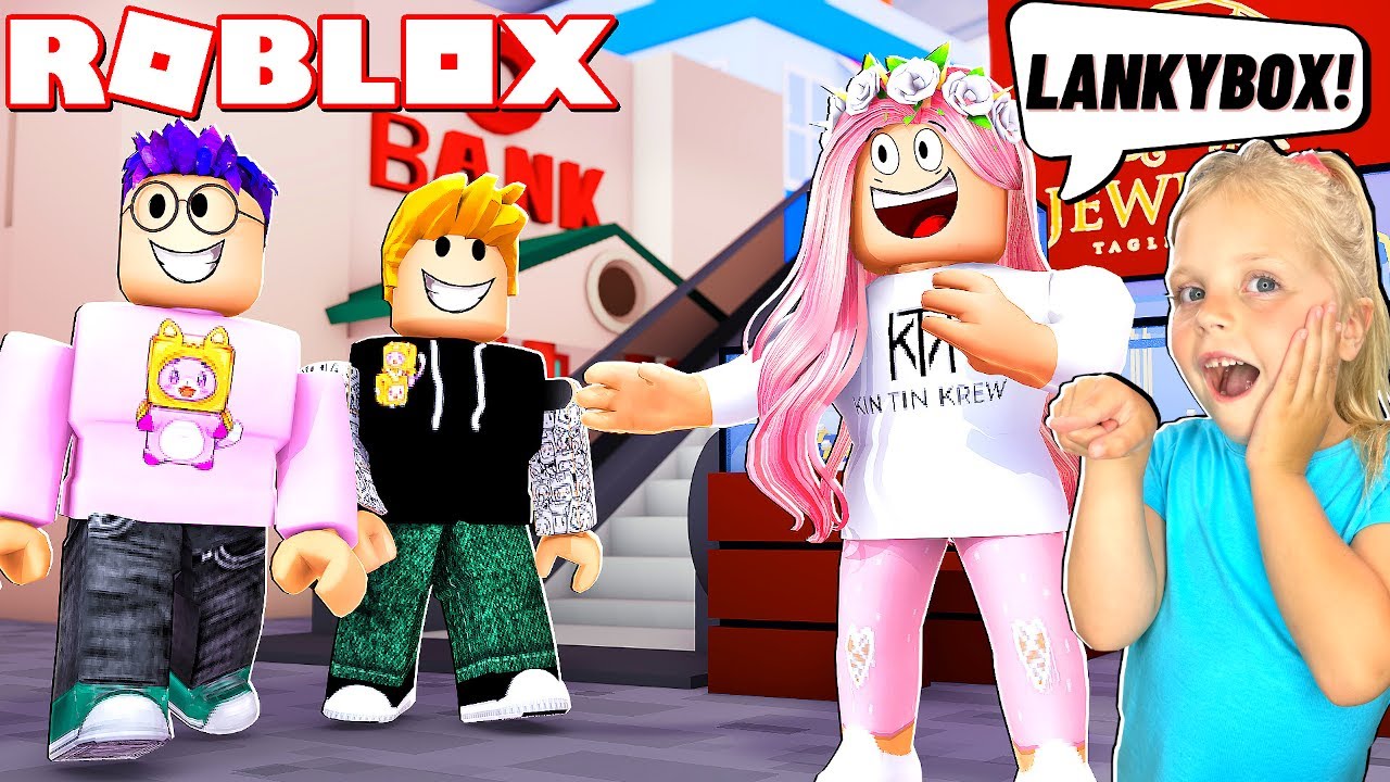LANKYBOX CAME TO MY MALL!! Kin Tin Plays Roblox Mall Tycoon! - YouTube
