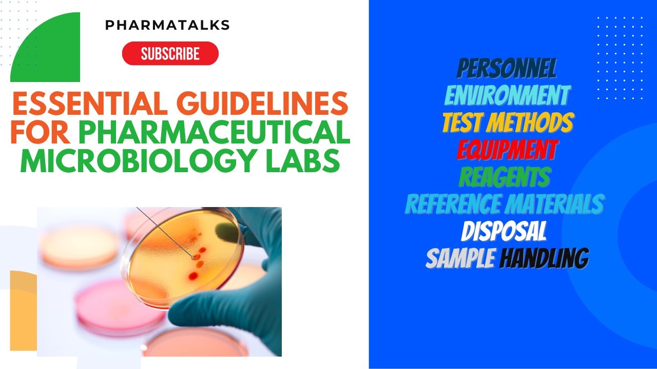 Essential Guidelines for #Pharmaceutical #Microbiology Labs - YouTube