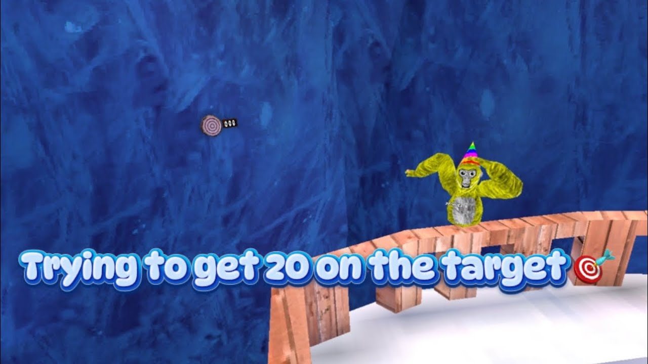 Trying to get #20 in on the target in gorilla tag - YouTube