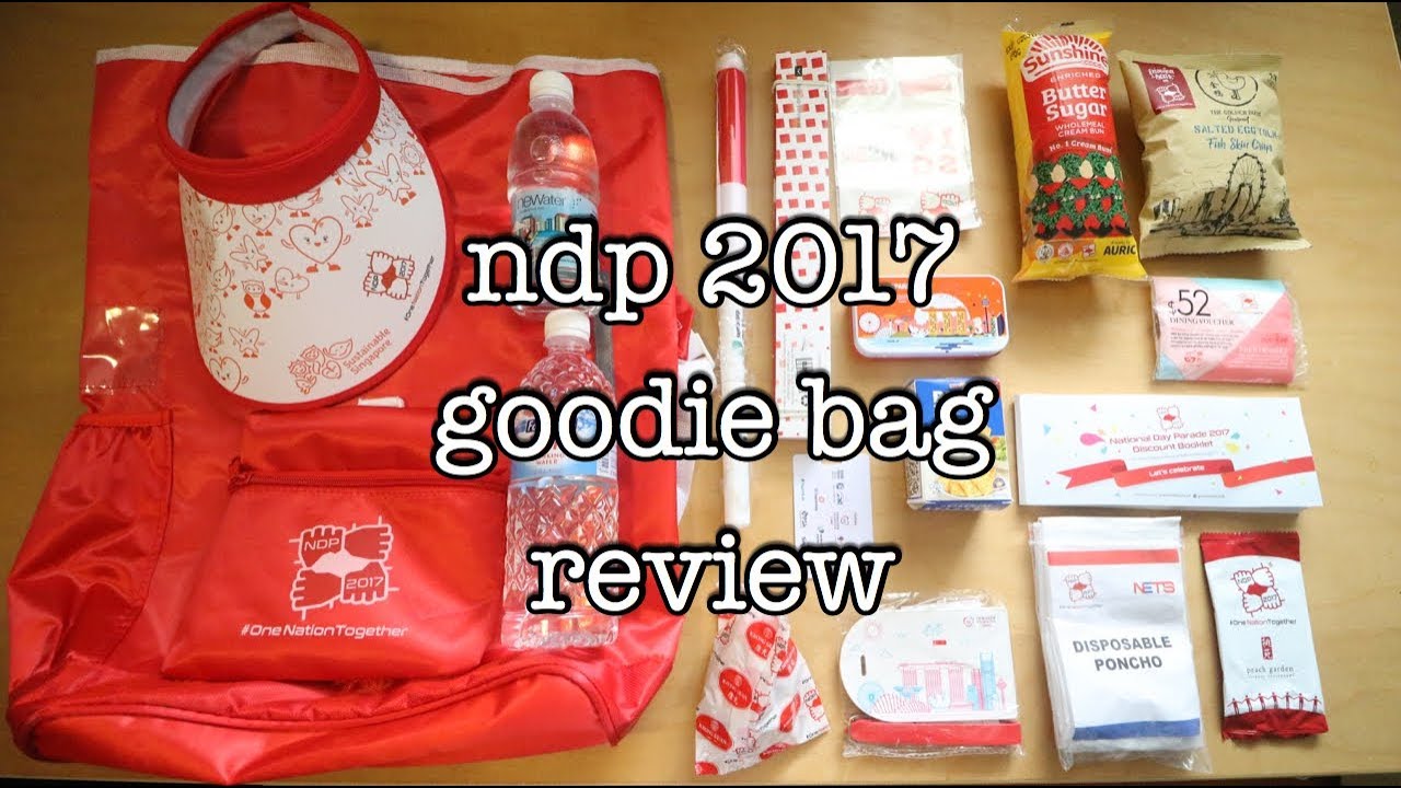 NDP 2017 Goodie Bag Review - YouTube