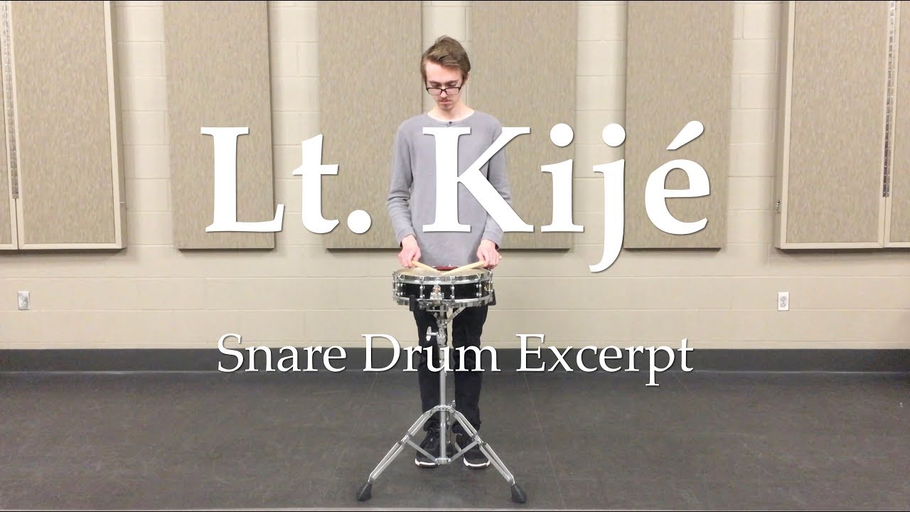 Lt. Kijé - Snare Excerpt - Prokofiev - YouTube