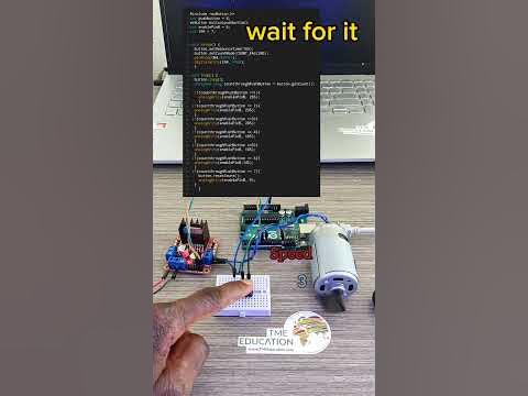 How to control DC Motor Speed with Arduino Uno using Push Button # ...
