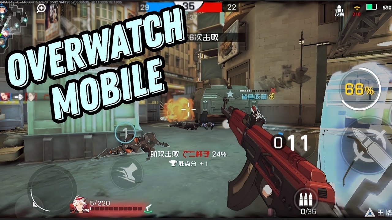 OVERWATCH MOBILE CLONE GAMEPLAY (ACE FORCE 1) - YouTube