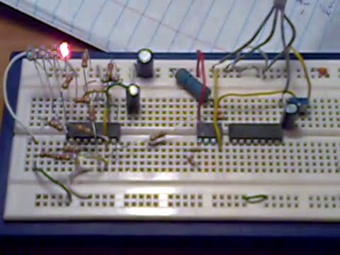 Testing my firs LED VU Meter from Linear Input with LM324 & LM358 Op ...