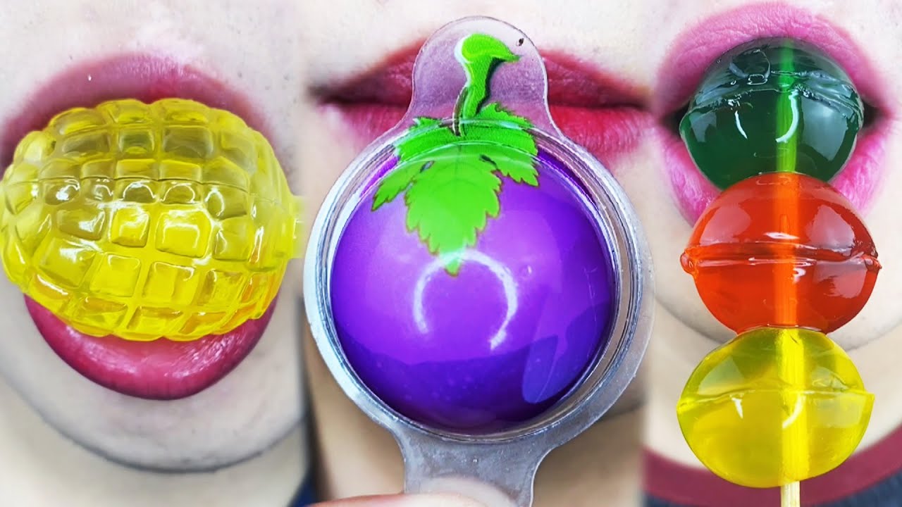 asmr SATISFYING YUMMY FOODS eating sounds - YouTube