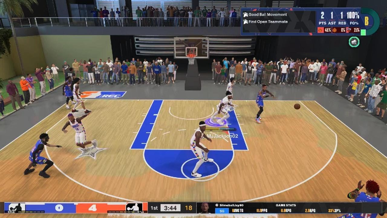 NBA 2K24 5/12 The Rec Game 2 - YouTube