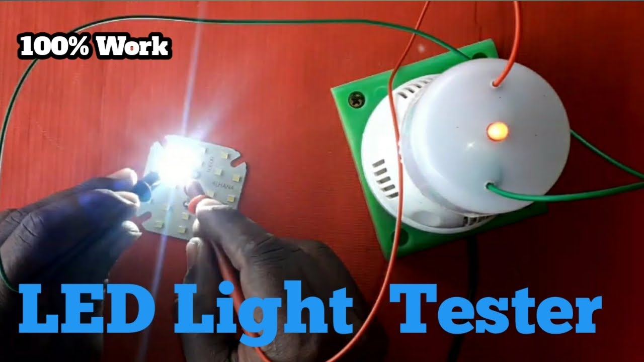 How to make a led light tester । led tester making। AS Technology - YouTube