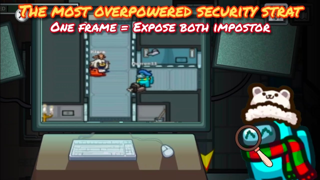 Solving The Entire Game By One Security Frame! | Among Us w/@RRevaino's ...