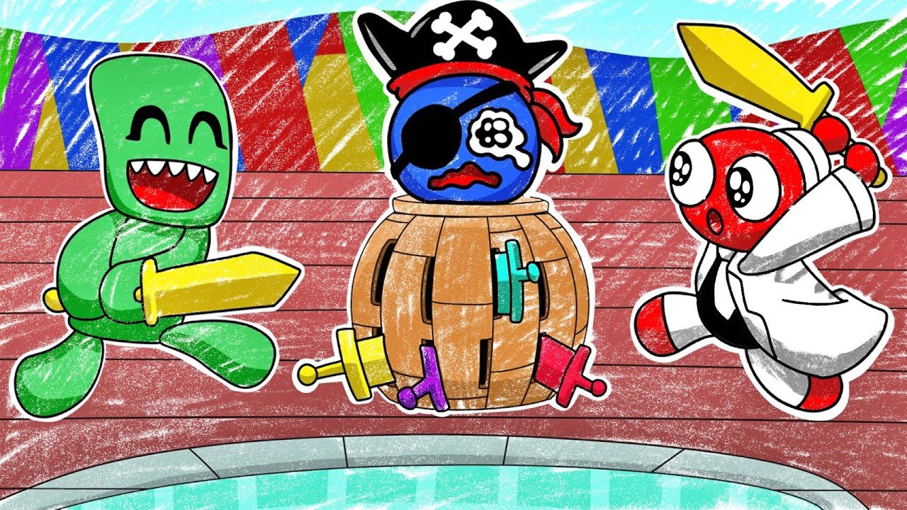 How To Draw Rainbow Friends | horror story of blu Blue in Rainbow#3 ...