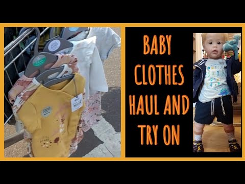 TU BABY CLOTHES HAUL & TRY ON: reborn doll edition - YouTube