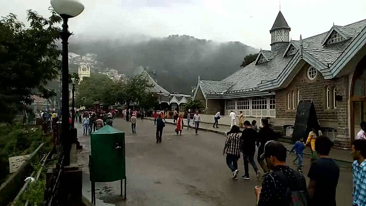 Shimla View from The Ridge Shimla in August - YouTube