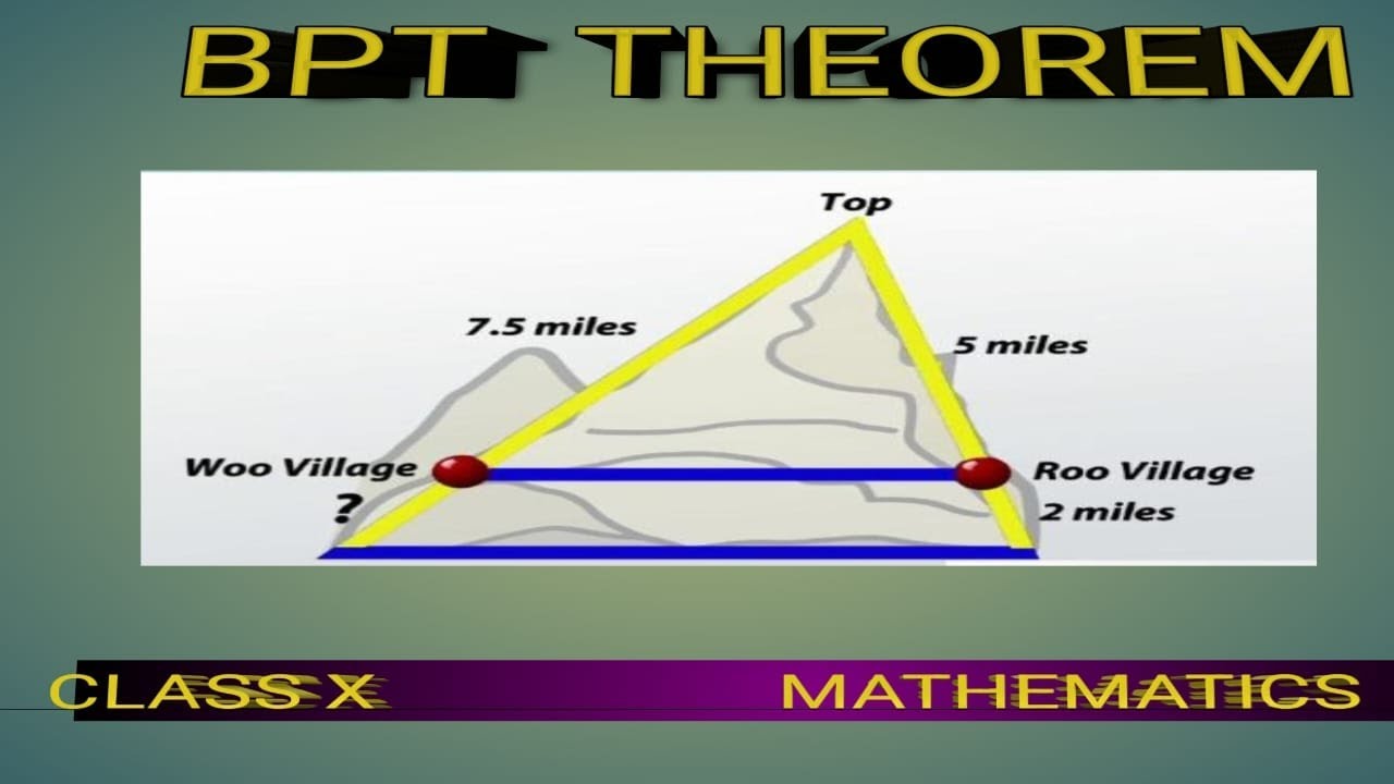 BPT THEOREM - YouTube
