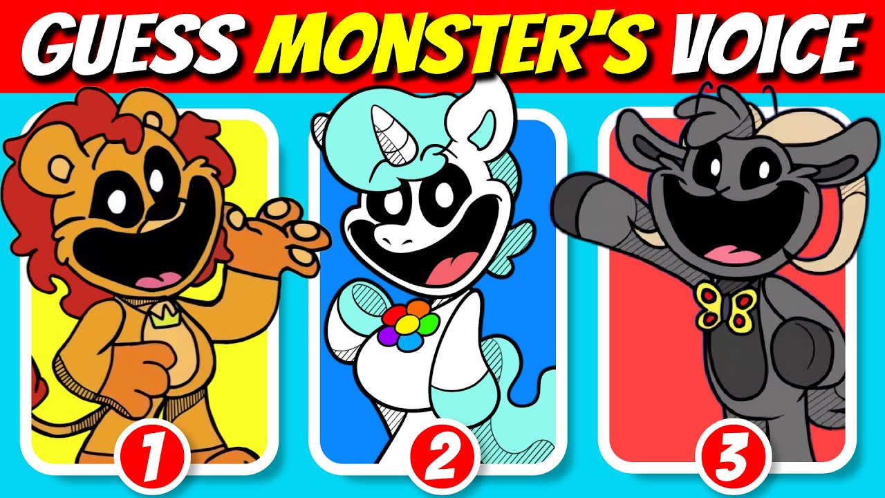 🎵 IMPOSSIBLE! Guess the Smiling Critters Voice (Poppy Playtime ...