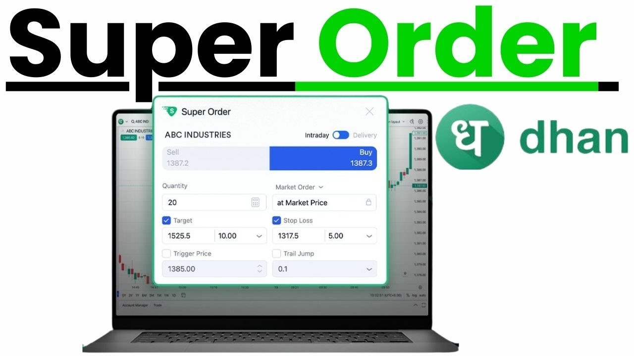 How to use Super Order in Dhan Trading Platform || #dhan - YouTube