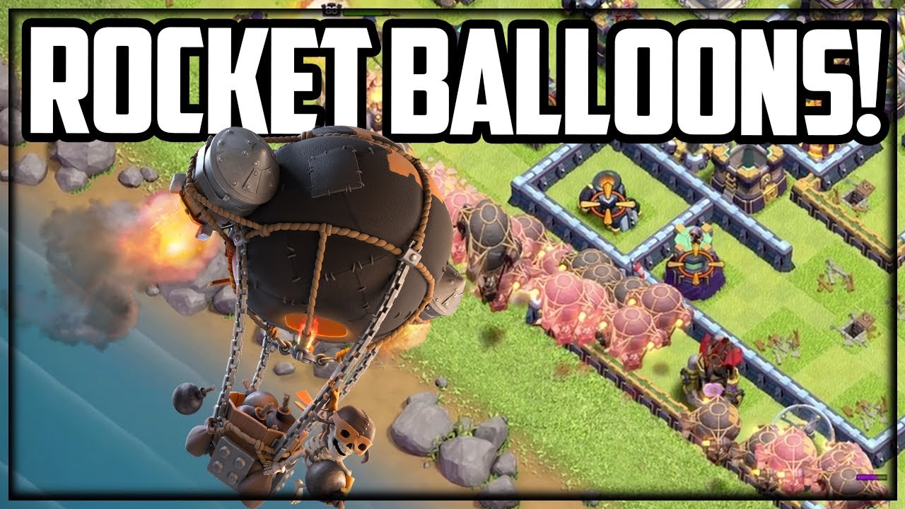 ROCKET BALLOON! Clash of Clans UPDATE New Super Troop! - YouTube