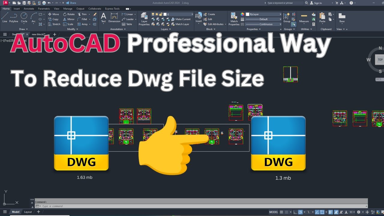 🚀 Ultimate AutoCAD Tutorial: Shrinking DWG Files with Ease! 📐 - YouTube