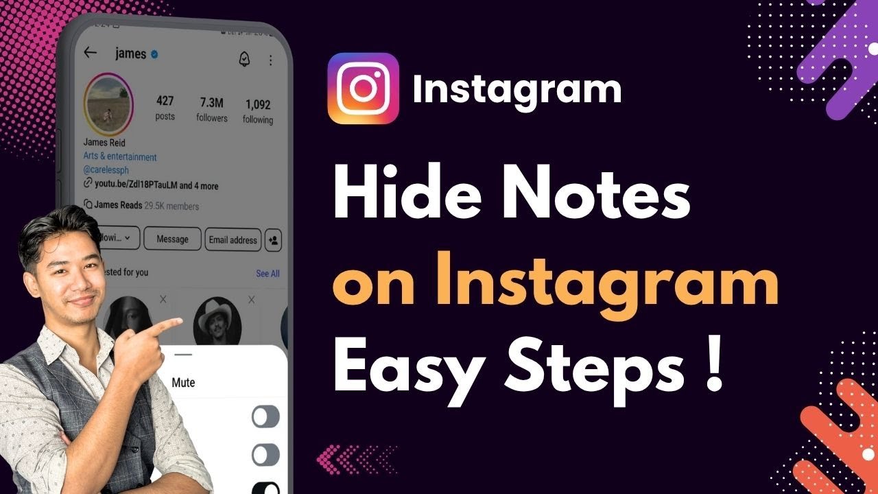 How To Hide Notes On Instagram ! - YouTube