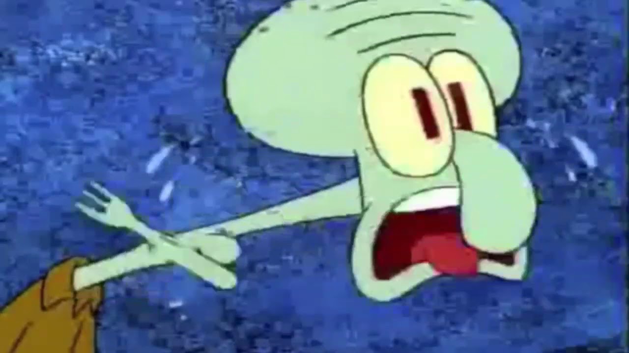 Squidward Chokes On A Fork For 18 Minutes - YouTube