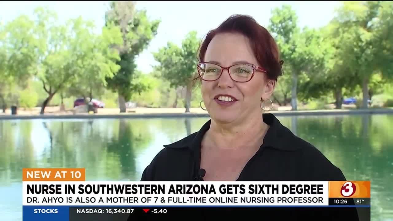 Nurse in southwestern Arizona gets sixth degree - YouTube