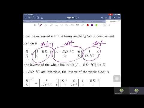 Schur Complement - YouTube