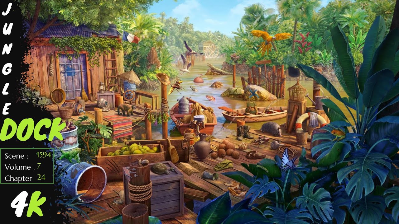 June's Journey Scene 1594 | Vol 7 Ch 24 | Jungle Dock | Mastered Scene ...