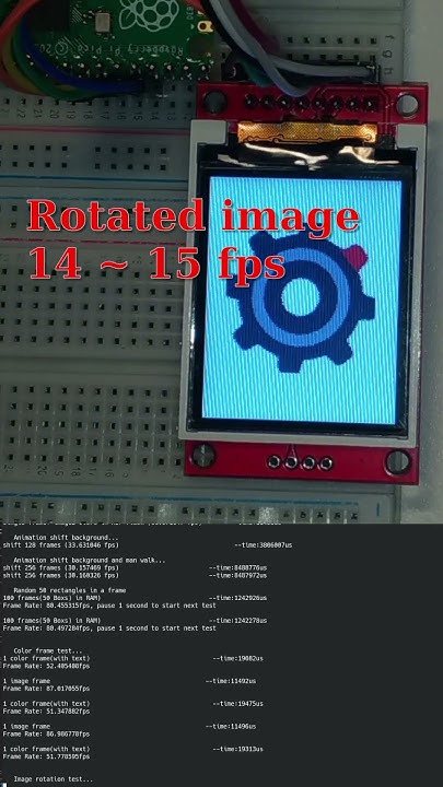 [Raspberry Pi Pico] TFT LCD SPI Driver & Animation - YouTube
