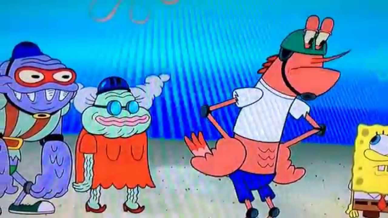 Patrick jumping into a puddle garbage - YouTube