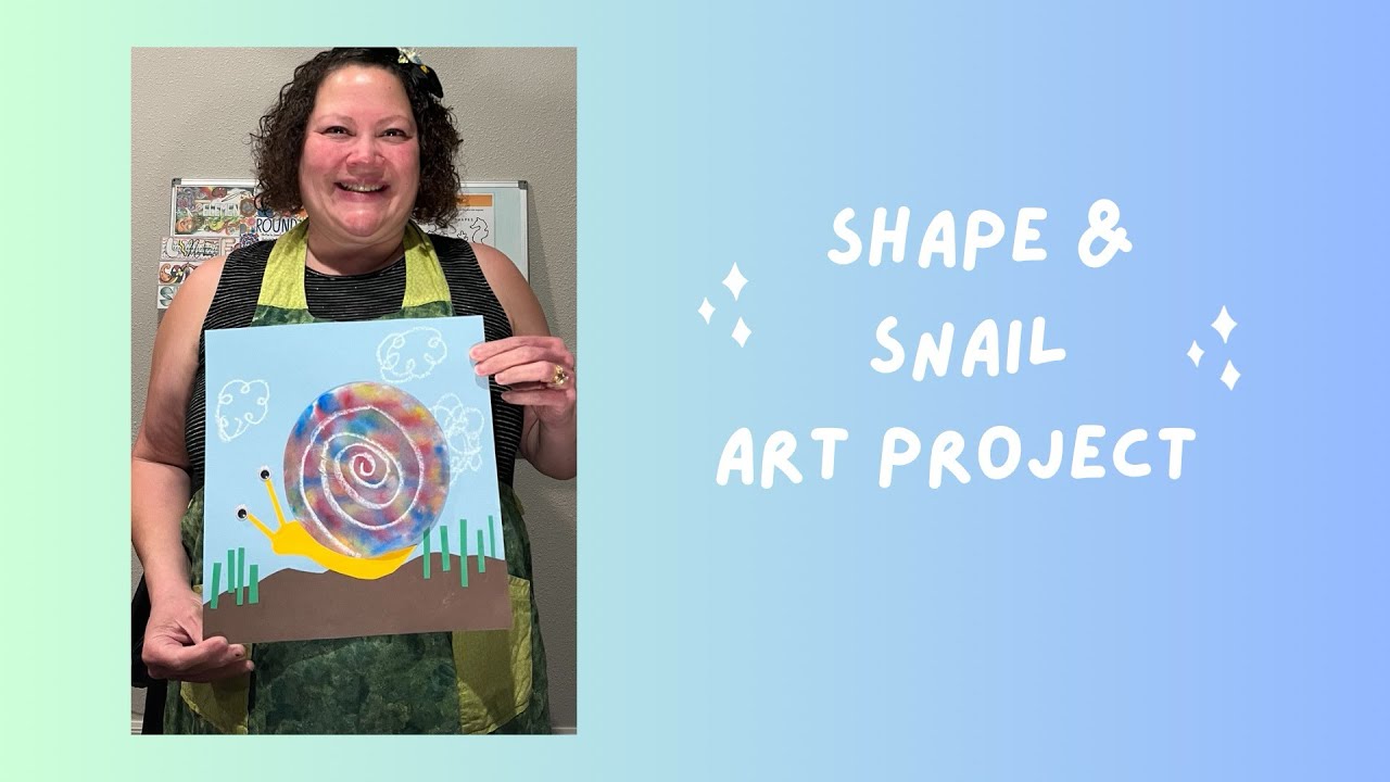 Creating a Round Snail Art Project | Elements of Art Series (Part 2 ...