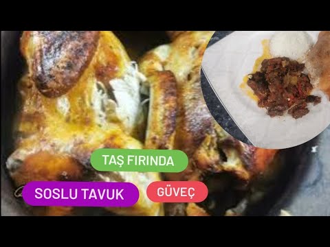 LOKUM GİBİ PİŞTİ ✅️ Taş Fırında Güveç  /  Fırında Soslu Tavuk  / Taş  Fırın  Yemekleri 