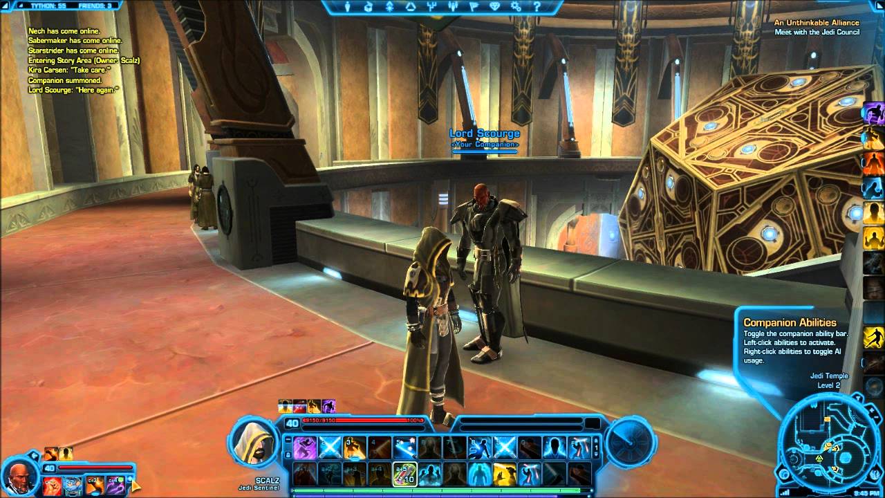 Star Wars The Old Republic: Jedi Sentinel HD Walkthrough Playthrough ...