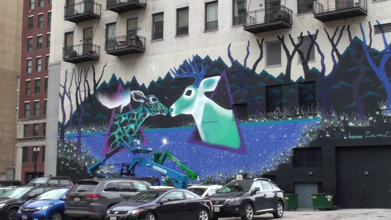 Wabash Arts Corridor Big Walls Street Art Project, Don't Fret +2 - YouTube