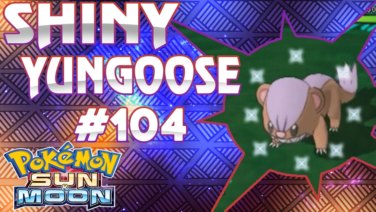 Live Shiny Yungoose in 80 S.O.S Encounters - Road to Shiny Living Dex ...