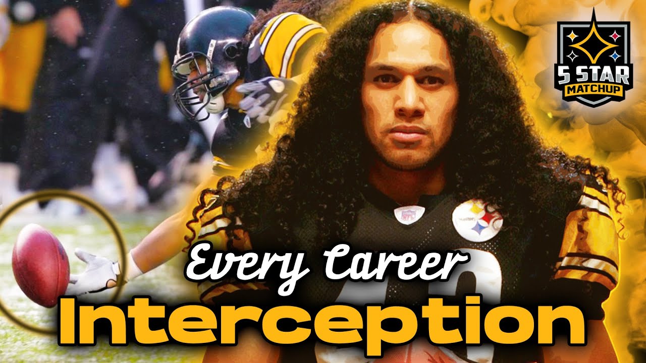 Troy Polamalu: Every Interception From His Hall of Fame Steelers Career ...