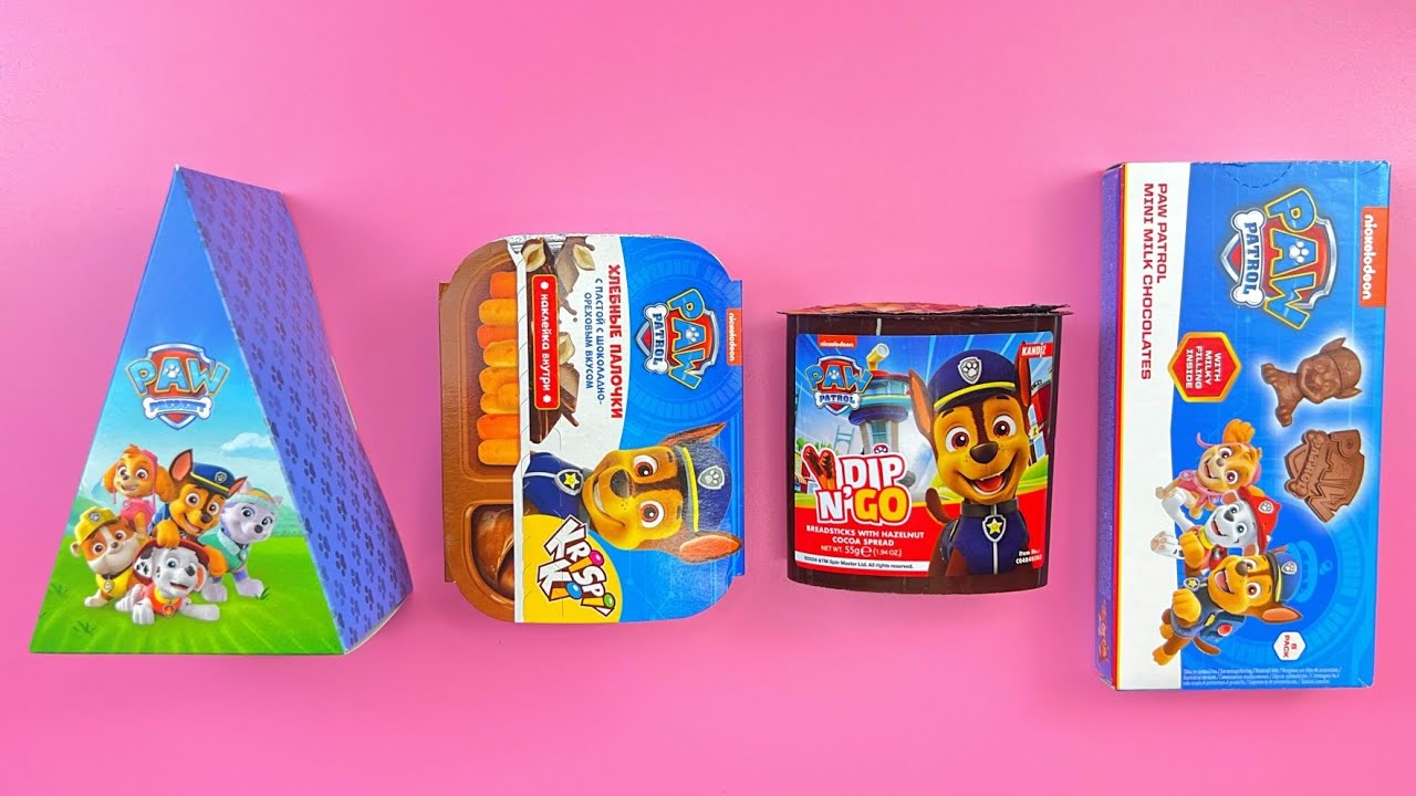 Paw Patrol Treats Opening | Funny Candy ASMR I Sweets & Toys Unboxing ...