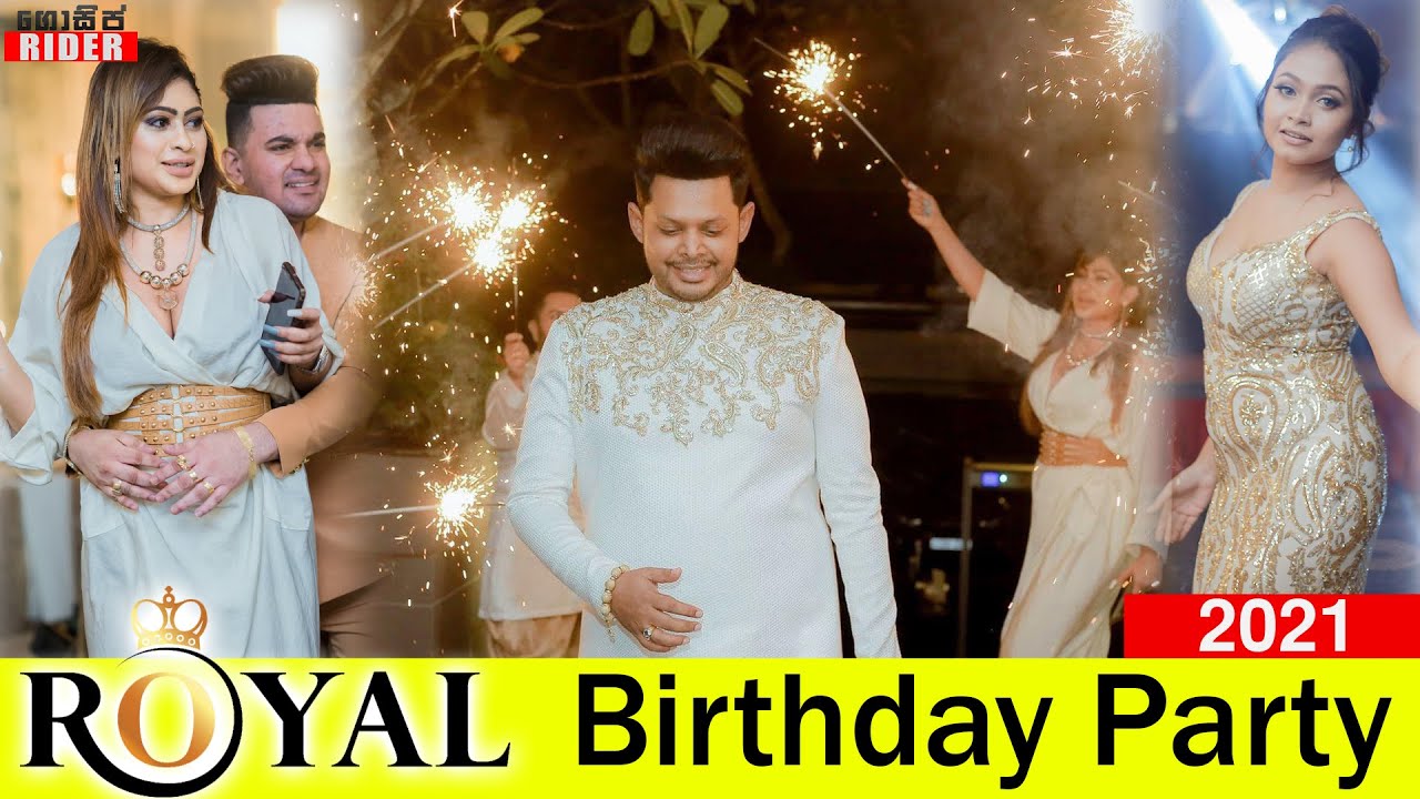 Chandimal Jayasinghe Royal Birthday Party 2021 - YouTube