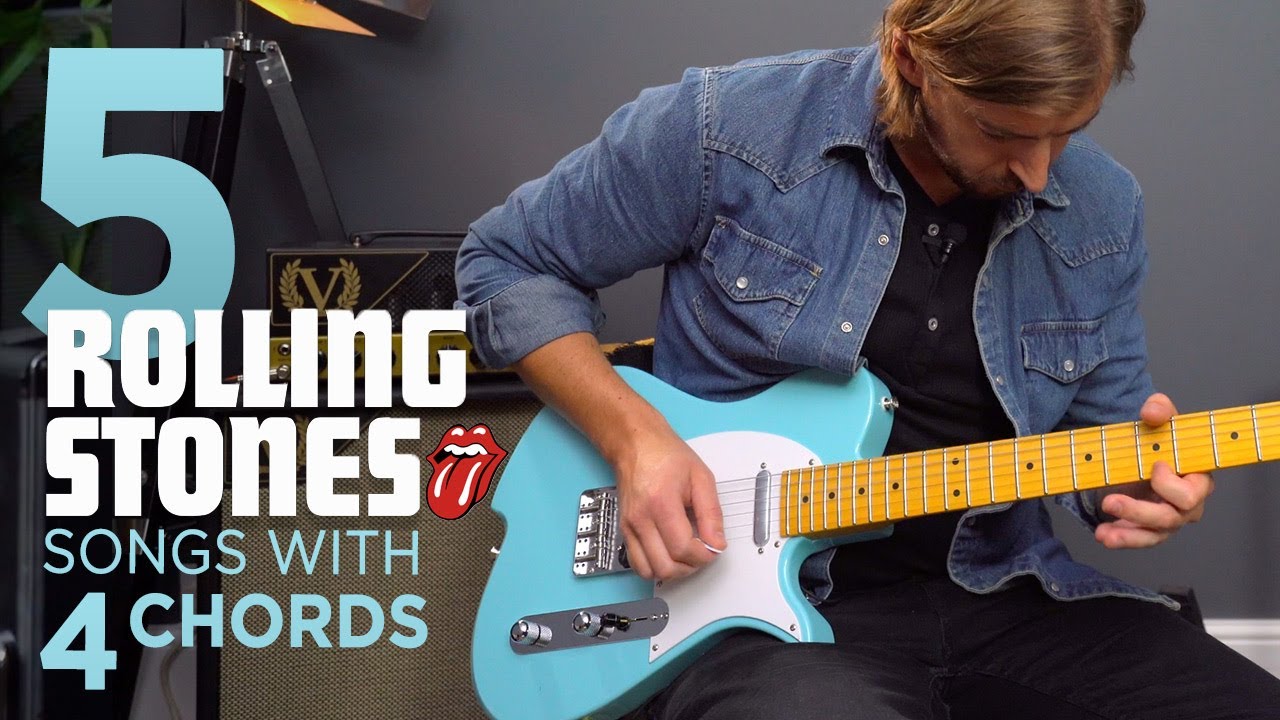 Play 5 Rolling Stones songs with 4 chords - YouTube